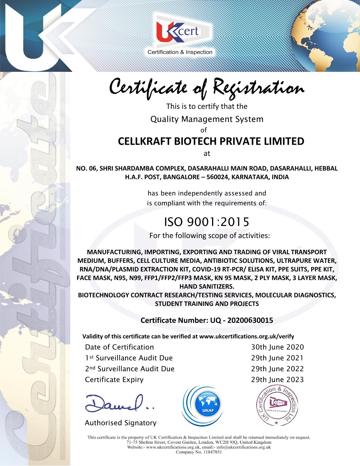 About us - CELLKRAFT BIOTECH PVT. LTD.